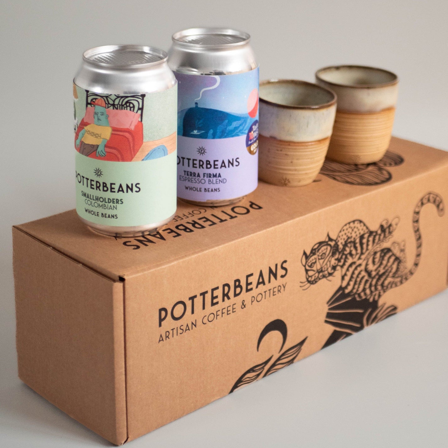 Espresso cup Gift Box, coffee and pottery set – Potterbeans