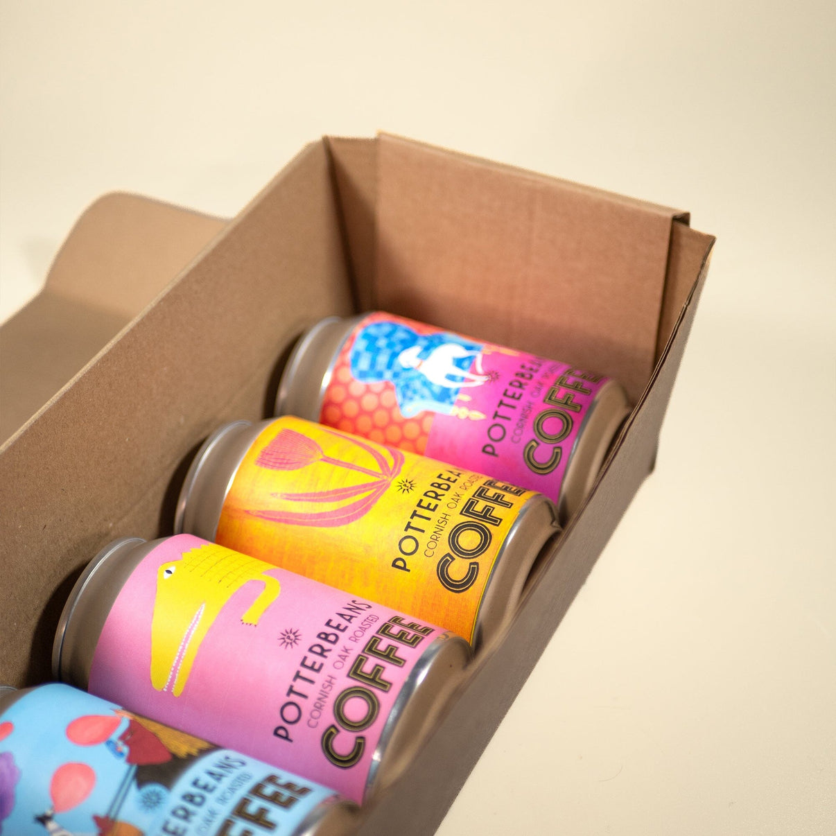 Gift Box of 5 Coffee Tins | speciality coffee gift – Potterbeans