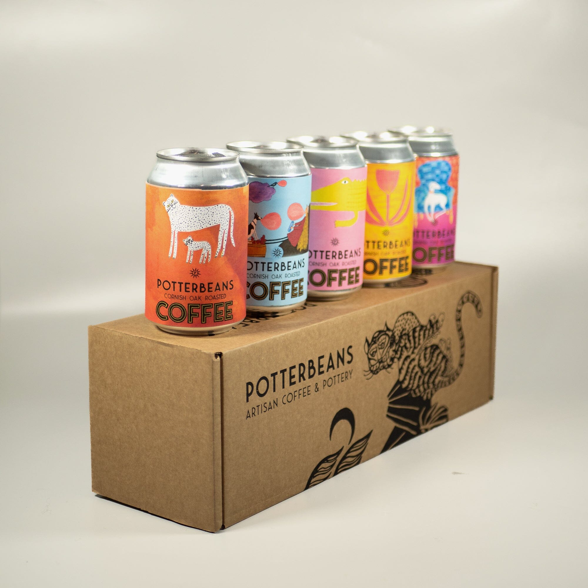 Gift Box of 5 Coffee Tins | speciality coffee gift – Potterbeans