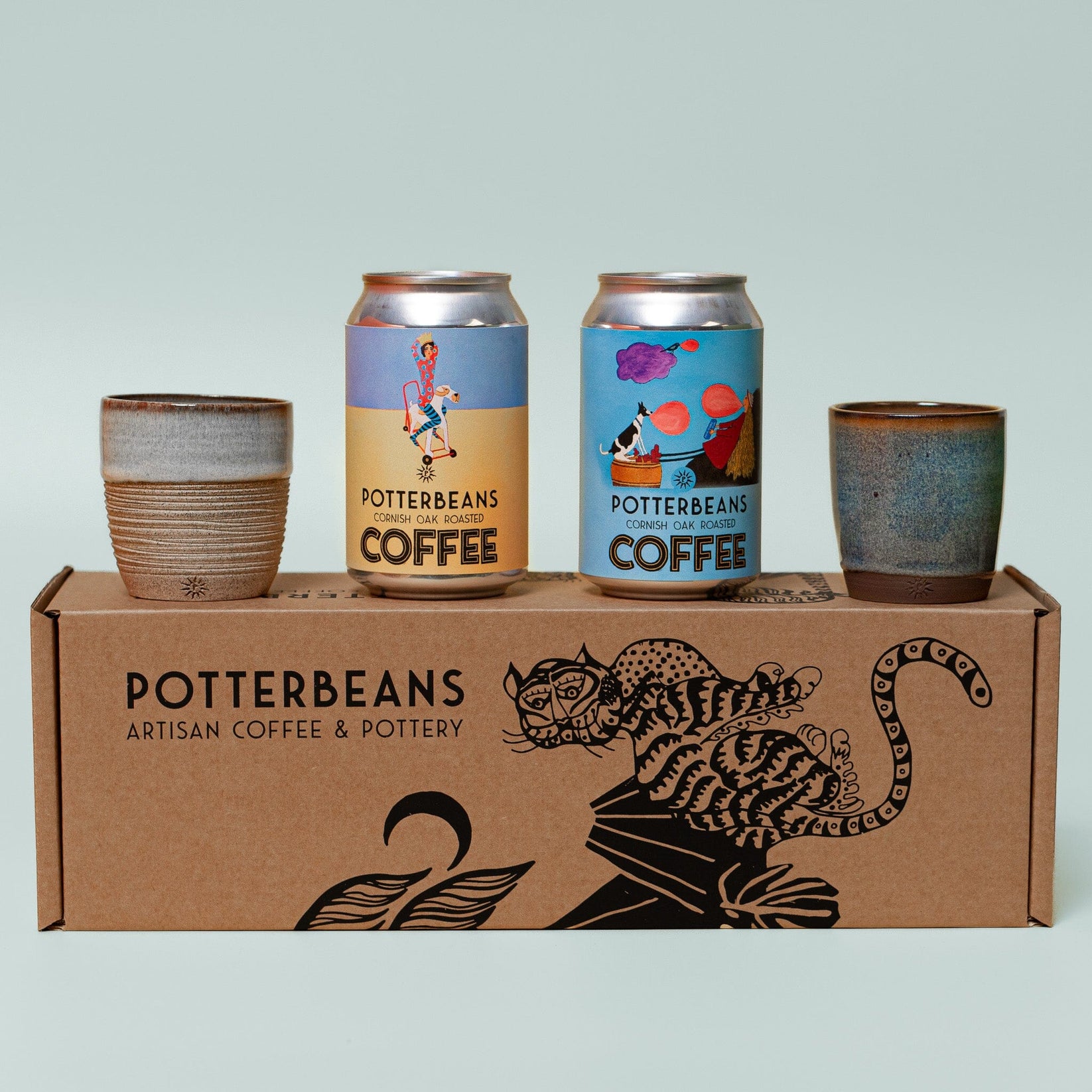 Espresso cup Gift Box, coffee and pottery set – Potterbeans